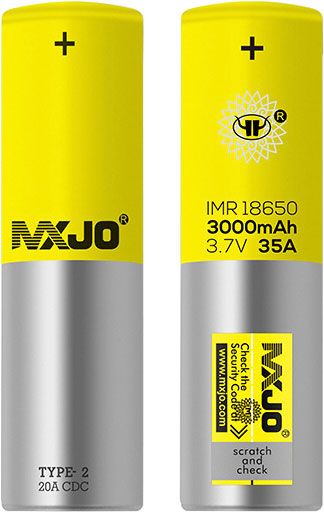 IMR 18650 BATTERY 3000MAH BY MXJO – MrVape store