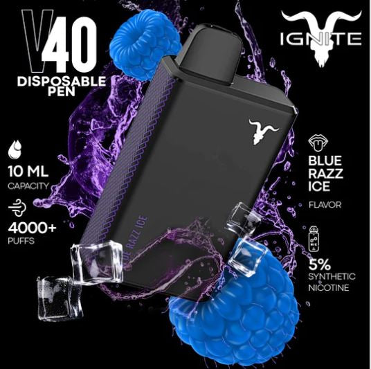 IGNITE – V40 (4000+ Puffs) Disposable Vape – MrVape store